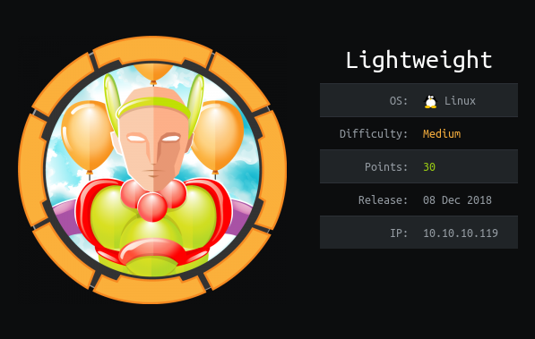 Lightweight - HTB Writeup - Thadigus